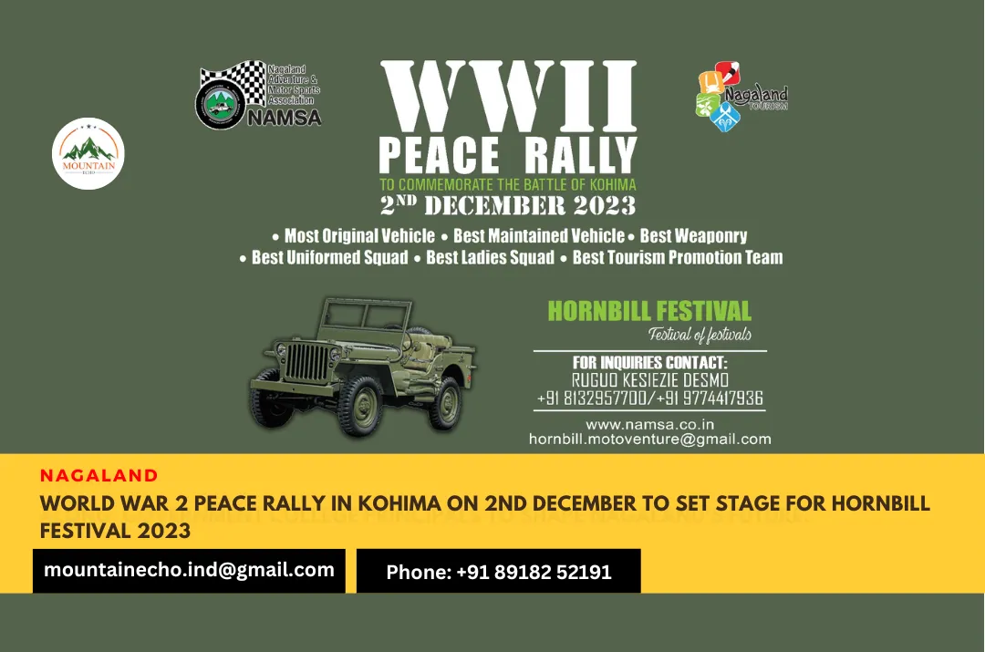 World War 2 Peace Rally in Kohima on 2nd December to set stage for ...