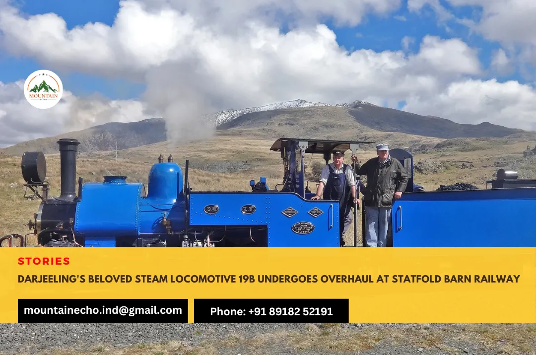 Darjeeling's beloved steam locomotive 19B undergoes overhaul at ...